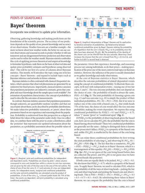 bayes theorem pdf bayesian inference statistical inference