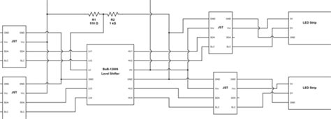 Led Strip Voltage Divider As Input To Level Shifter Electrical