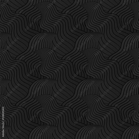 Color Seamless Abstract Hand Drawn Pattern Waves Background Stock Vector Adobe Stock