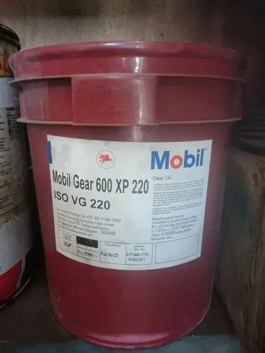 Mobil Gear Oil, Grade: Iso Vg 220, Packaging Type: Bucket at best price ...