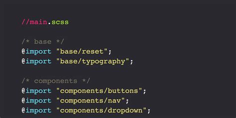 using sass partials dev community