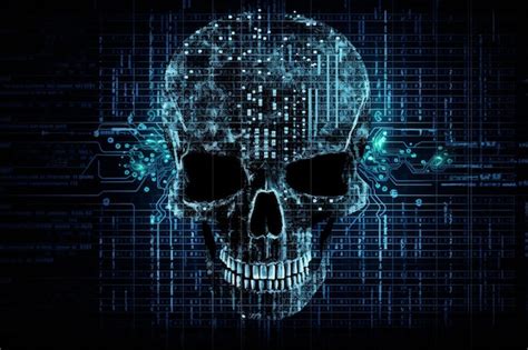 Premium Ai Image Digital Art Halloween Skull