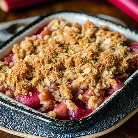 Easy Rhubarb Crisp Recipe A Tangy And Sweet Spring Dessert