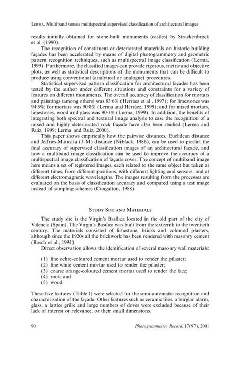 Pdf Multiband Versus Multispectral Supervised Classification Of Architectural Images Dokumen