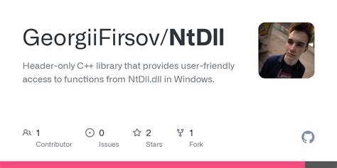 Github Georgiifirsovntdll Header Only C Library That Provides