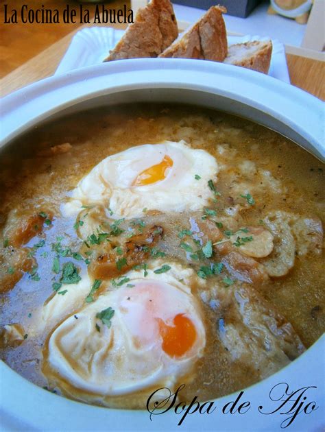 Sopa De Ajo Sopa Castellana