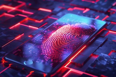 Premium Photo Biometric Authentication On A Smartphone