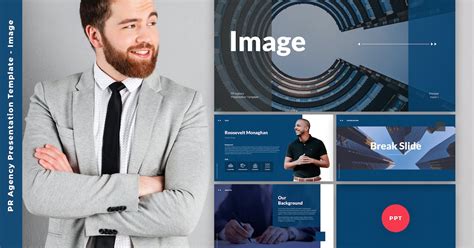 Шаблон презентации Powerpoint для Pr агентства Шаблоны презентаций Envato Elements