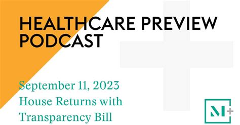 House Returns With Transparency Bill Mcdermottconsulting Mcdermott