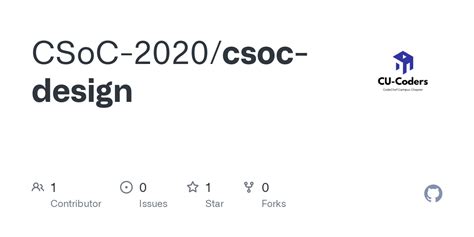 Github Csoc 2020csoc Design