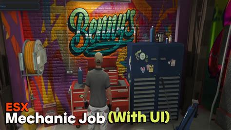 Mechanic Job ESX FiveM Store