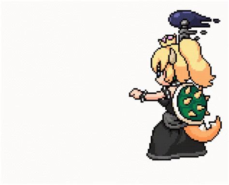 Bowsette Sprite  Bowsette Sprite Pixel Art Discover And Share S