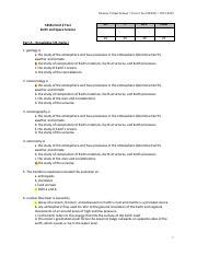 Earth And Space Science Unit Test Overview Course Hero