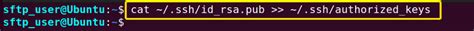 how to create a new sftp user in ubuntu with a new ssh key