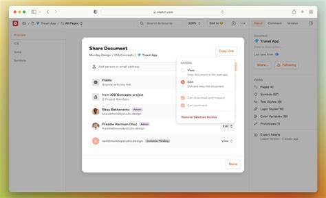 document permissions · sketch