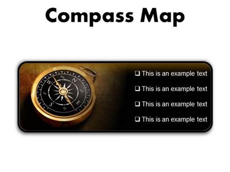 Map Compass Global PowerPoint Presentation Slides R