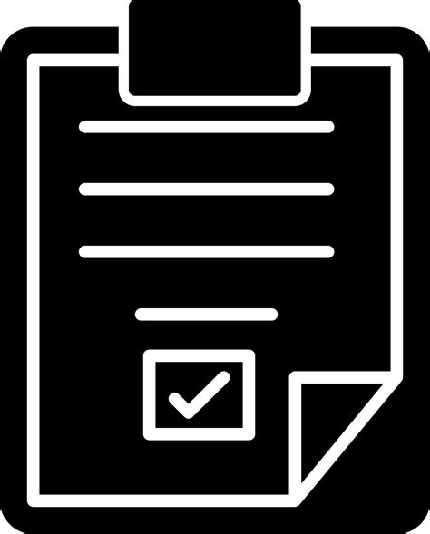 Daily Task Organizer Planner Glyph 67205469 Vector Art At Vecteezy