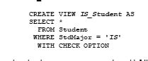 Module DBMS View Flashcards Quizlet