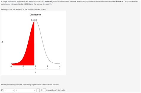 Solved A Single Population Hypothesis Test Was Conducted On Chegg