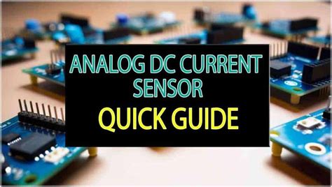 Analog Dc Current Sensor A Comprehensive Guide Electrical Hub
