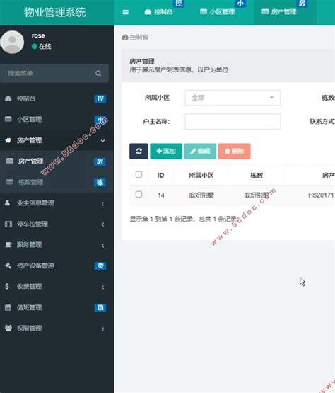 多小区物业管理系统的设计与实现thinkphp5 Bootstrapmysql含录像php56设计资料网