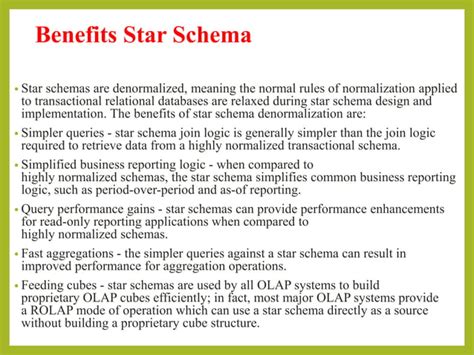 Schemas For Multidimensional Databases Pptx Databases Computer Software And Applications