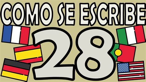 Como se Escribe el Número YouTube