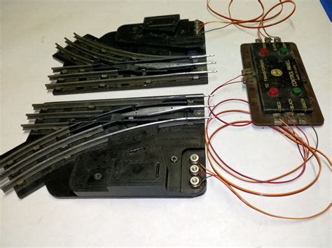 C 6 Marx O Gauge Pair Lh Rh Remote Switches W Controller Tested Works