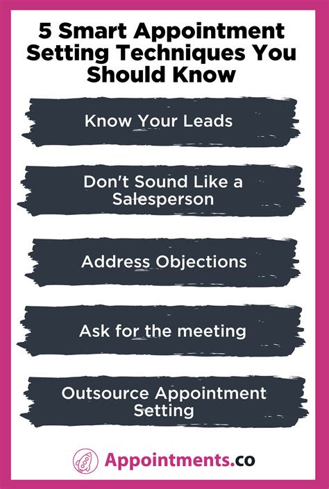 5 Smart Appointment Setting Techniques You Should Know