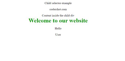 Css Combinators