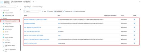 Deploy Azure Function Using Cloudshell Issue App Settings Have Been