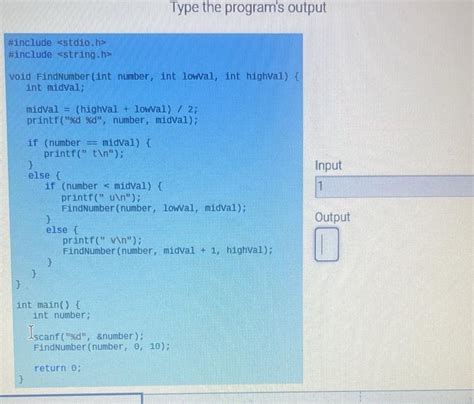 Solved Type The Programs Output Include Stdio H