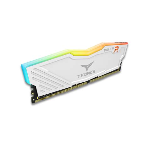 Teamgroup Tforce Delta Rgb 16gb 2x8gb Ddr4 3600mhz White Tf4d416g3600hc18jdc01