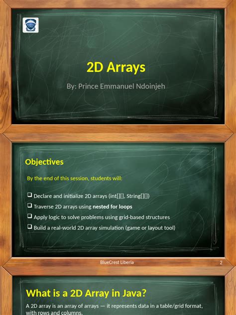 2d Arrays Pdf