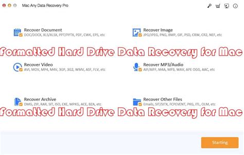 Formatted Hard Drive Data Recovery For Mac Free Downloadtry