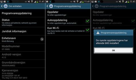 Hvordan oppdatere Android