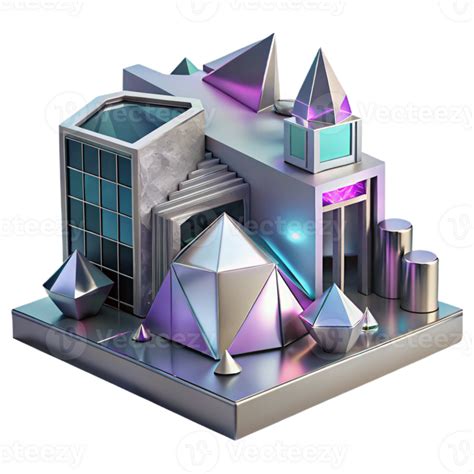 Stunning Abstract Deconstructivist Museum Fragmented Geometric Shapes