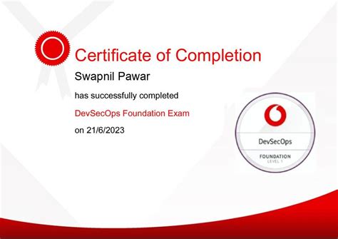 Swapnil Pawar On Linkedin Devsecops Devops Devsecopscertification