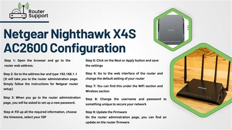 Ppt Easy Steps For Netgear Nighthawk X4s Ac2600 Router Installation 1 Powerpoint