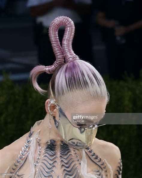 Grimes Attends The 2021 Met Gala Benefit In America A Lexicon Of