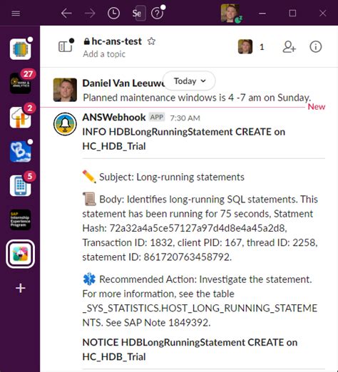 Alerts In Sap Hana Database And Data Lake Sap Tutorials