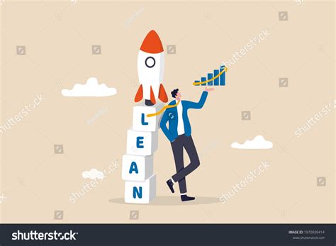 Lean Startup Using Agile Methodology Manage Stock Vector Royalty Free Shutterstock