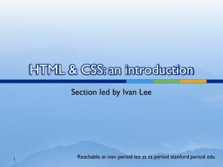 PPT Introduction To CSS PowerPoint Presentation Free Download ID 9427125