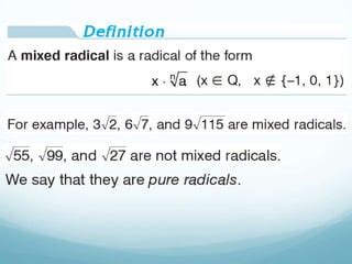 Radicals PPT