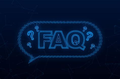 Premium Vector Frequently Asked Questions FAQ Banner Plexus Icon Computer With Question Icons
