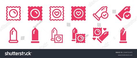 Condom Icon Set Safe Sex Icon Stock Vector Royalty Free 2144721475 Shutterstock