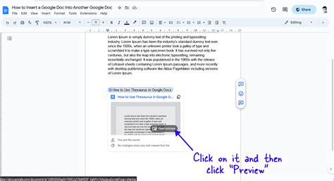 How To Insert A Google Doc Into Another Google Doc