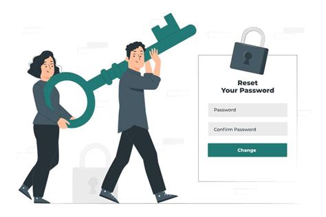 Reset Password Customizable Semi Flat Illustrations Pana Style