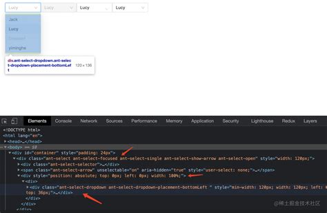 看一看antd 中 Selectdropdown 等组件的下拉框 掘金