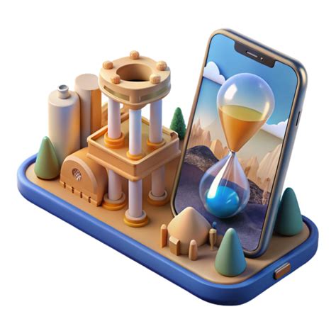 Mobile Time Management Productivity App Concept 56559271 Png